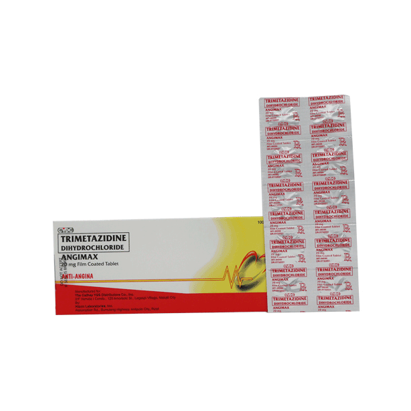 Buy Angimax trimetazidine hydrochloride 20mg tablet 1's online with ...